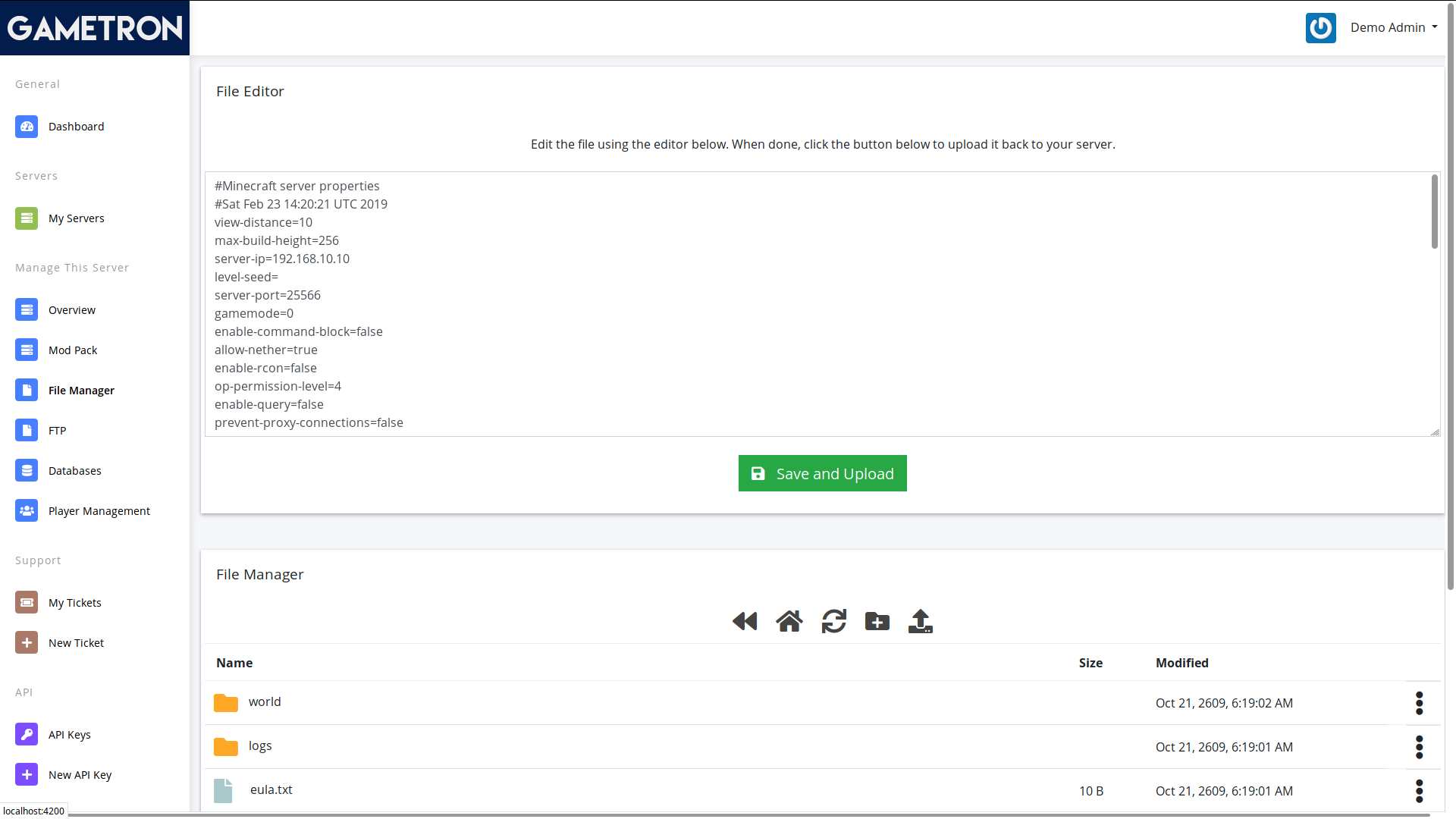 Gametron - Upcoming Game Server Control Panel | BuiltByBit