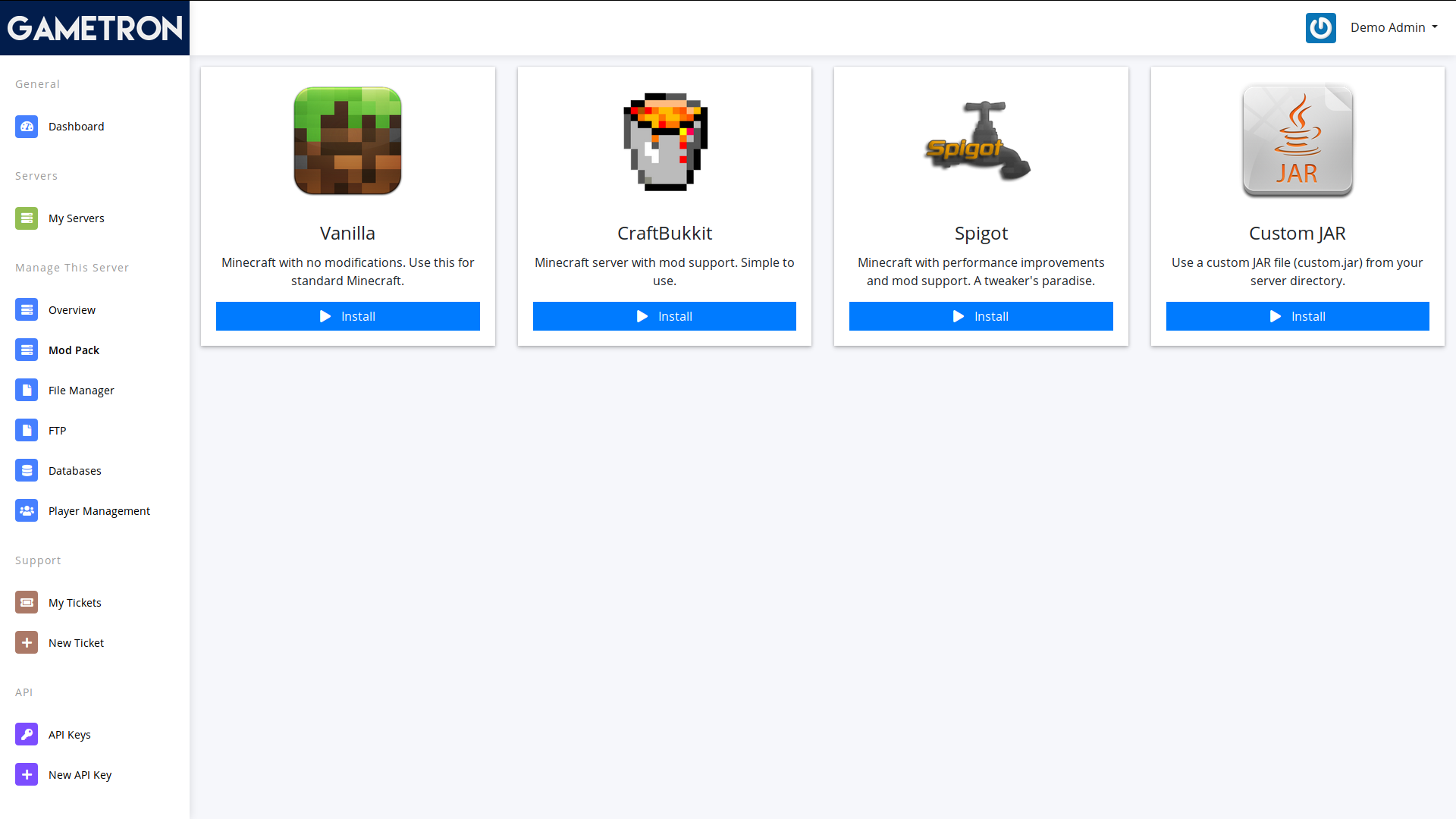 Gametron - Upcoming Game Server Control Panel | BuiltByBit